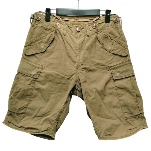 VISVIM ビズビム 品番 0118105008014 EIGER SANCTION SHORTS (GIZA C/NY) カーゴ ショーツ カーキ サイズ1 正規品 / 53088
