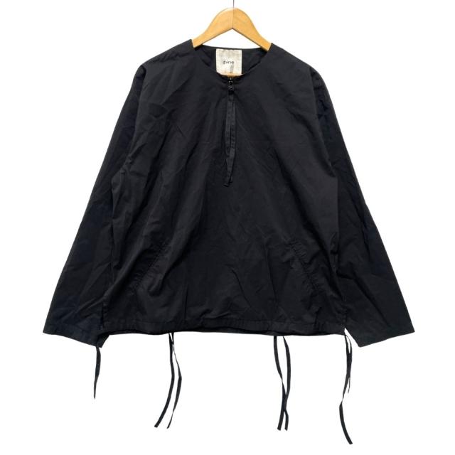 Pine ハーフジップ ナイロン ジャケット ブルゾン ブラック サイズ46 正規品 / 40189