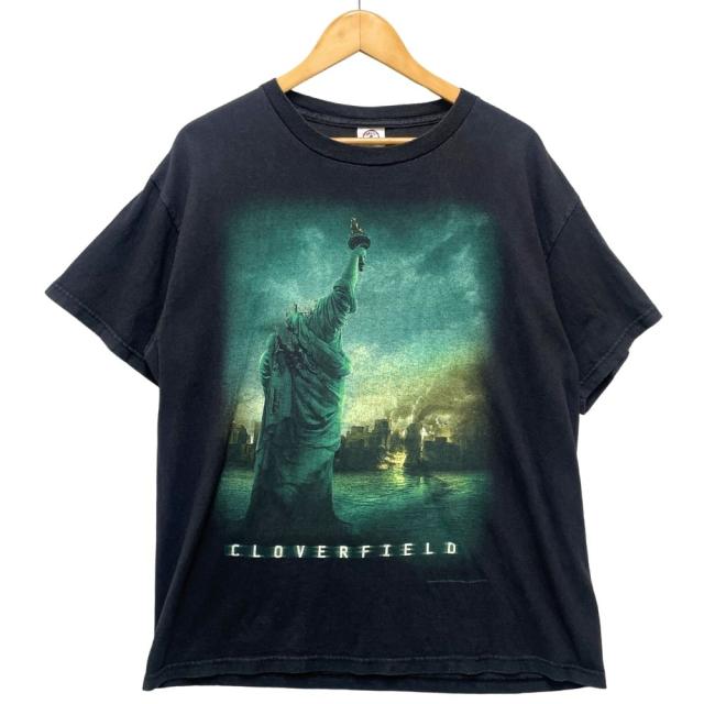 CLOVERFIELD クローバーフィールド プリント Tシャツ ムービー 映画 DELTA デルタ 半袖Ｔシャツ ブラック サイズL 正規品 / 40347