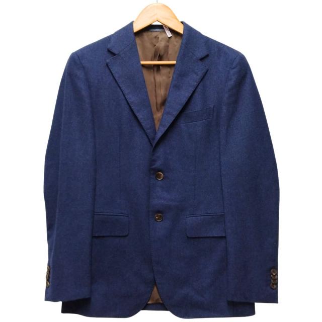 EDIFICE エディフィス VITALE BARBERIS CANONICO Super 100s カノニコ ウール スーツ セットアップ ブルー サイズ44 正規品 / 40739