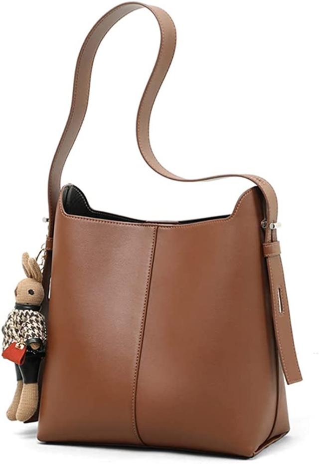 ショルダーバッグ レディース トートバッグ ハンドバッグ 大容量 人気 牛革 カバン 本革 革 通勤バッグ 肩掛けバッグ ビジネスバッグ 手提げバッグ バッグ 斜めがけ 3WAY ドール付き カジュアル かわいい A4