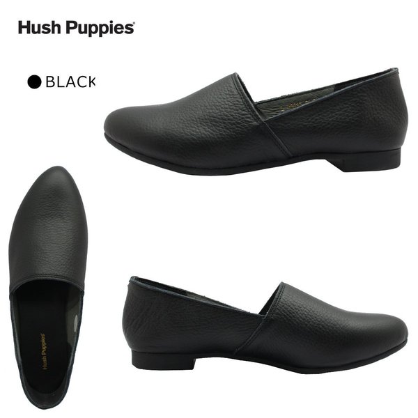 ハッシュパピー レディース パンプス フラットシューズ ポインテッド