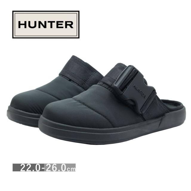 HUNTER ハンター レディース サンダル WFF 2001 WWU WOMENS IN/OUT TOPCLIP MULE SLIPPER インアウトトップクリップミュールスリッパ 靴 黒 ブラック