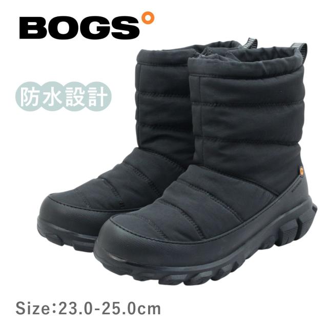 BOGS ボグス 79161 CEDAR QUILT セダーキルト スノーブーツ キルティング フリース 防水 防滑 保温 抗菌 靴 黒 ブラック
