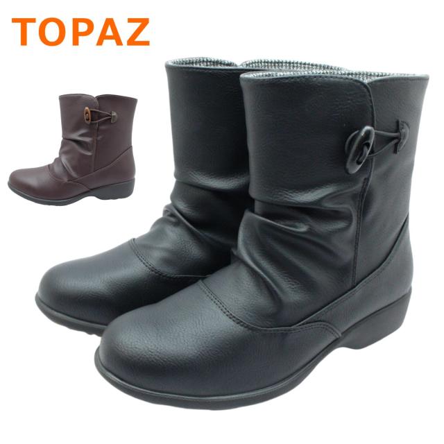 トパーズ TOPAZA レデイース スノーシューズ カジュアル TZ-4654 4654 防水 防滑 4E幅広 ブーツ 婦人靴