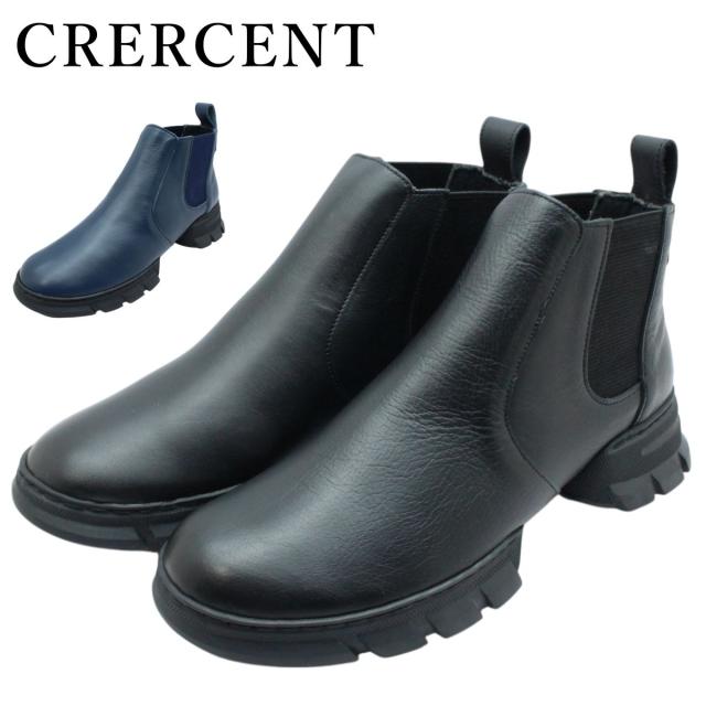 crescent クレッシェント レディース レザーブーツ 4872 サイドゴア スノーシューズ 本革 日本製