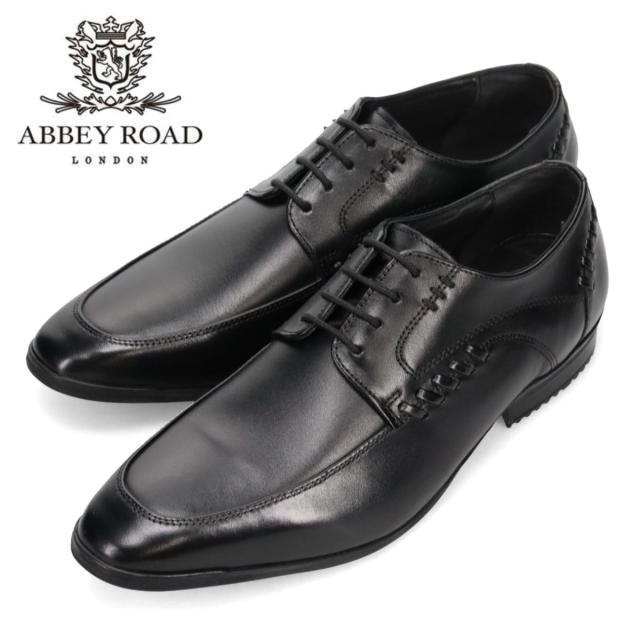 ABBEY ROAD アビーロード メンズ レザー ドレスシューズ AB8007 ブラック 本革 ビジネスシューズ  フォーマル 8007 レースアップ 紐靴 madrasマドラス