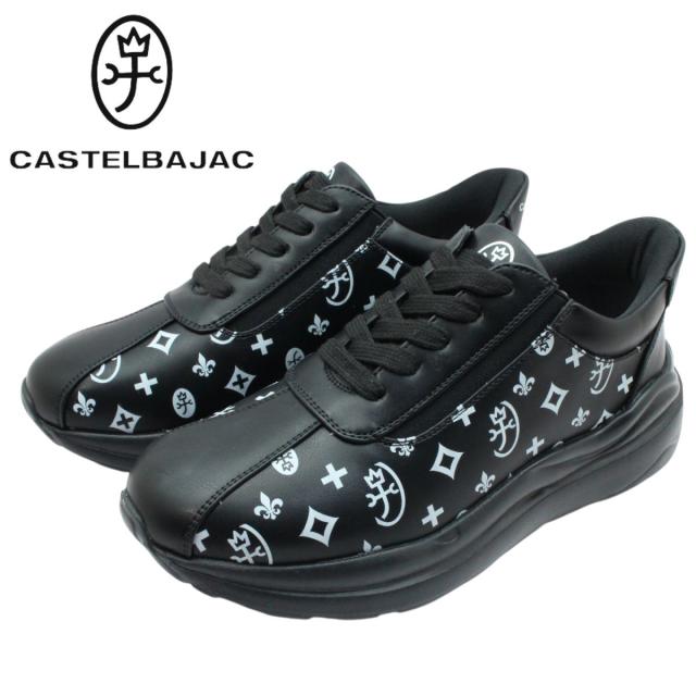 カステルバジャック CASTELBAJAC レディース スニーカー CBJS301 紐靴 軽量 ブラック  カジュアル madras 301