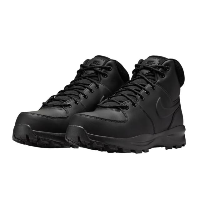 NIKE ナイキ MANOA LEATHER マノア レザー メンズ スニーカー ブラック 黒 HF7095 001 紐 通学 靴