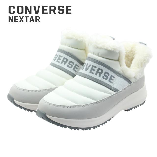 CONVERSE NEXTAR コンバース ネクスター NX1570WP LB MID アイボリーライトグレー レディース スニーカー スノー シューズ 防水 防滑 冬 雪 通学 靴
