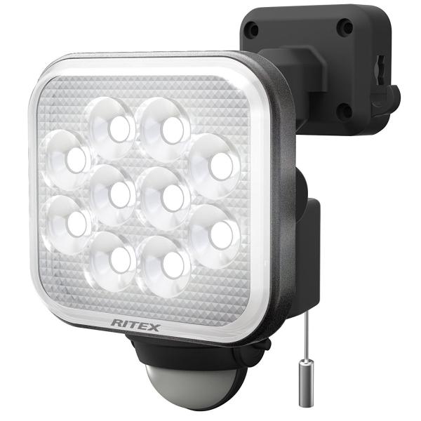 ムサシ RITEX フリーアーム式LEDセンサーライト(12W×1灯) 「コンセント式」 防雨型 LED-AC1012の通販はau PAY ...