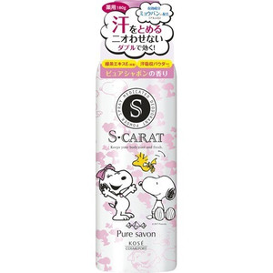 【２０個セット】 エスカラット 薬用 デオドラント パウダースプレー ピュアシャボンの香り 180g×２０個セット