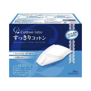 【６０個セット】【１ケース分】 すっきりコットン 90枚入 ×６０個セット　１ケース分 【mor】【ご注文後発送までに2週間前後頂戴する場合がございます】