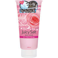 【２４個セット】【１ケース分】 ウテナ ジューシィソルトボディスクラブ ローズ300g×２４個セット　１ケース分 【dcs】