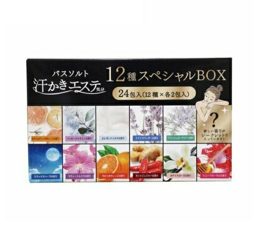 【１０個セット】 マックス 汗かきエステ気分 12種スペシャルBOX(24包入)×１０個セット