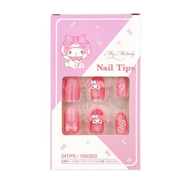 【１０個セット】 サンタン マイメロディ ネイルチップ(1セット)×１０個セット