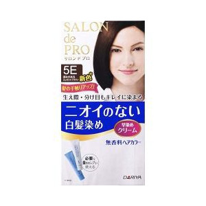 【３６個セット】【１ケース分】 サロンドプロ 無香料ヘアカラー 早染めクリーム 5E 深みのあるエレガントブラウン 1セット×３６個セット　１ケース分 【dcs】
