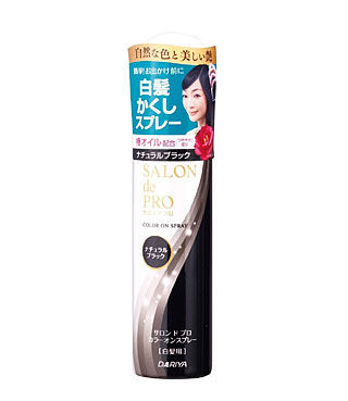 【２４個セット】【１ケース分】 サロンドプロ カラーオンスプレー ナチュラルブラック 82g×２４個セット　１ケース分 【dcs】