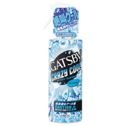【３６個セット】【１ケース分】 ギャツビー クレイジークール ボディウォーター アイスオーシャン 170ml ×３６個セット　１ケース分【t-5】