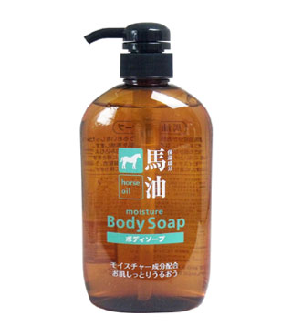 【３２本セット】【２ケース分】馬油ボディソープ 600ml×３２本セット　 ２ケース分