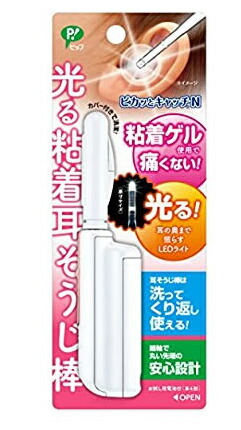 【１０個セット】 ピップ 光る粘着耳そうじ棒 ピカッとキャッチN　1個×１０個セット 【k】【ご注文後発送までに1週間前後頂戴する場合がございます】