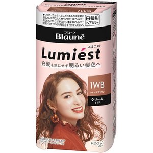 【１０個セット】 ブローネ ルミエストヘアカラー クリーム 1WB ウォームブラウン 1セット ×１０個セット