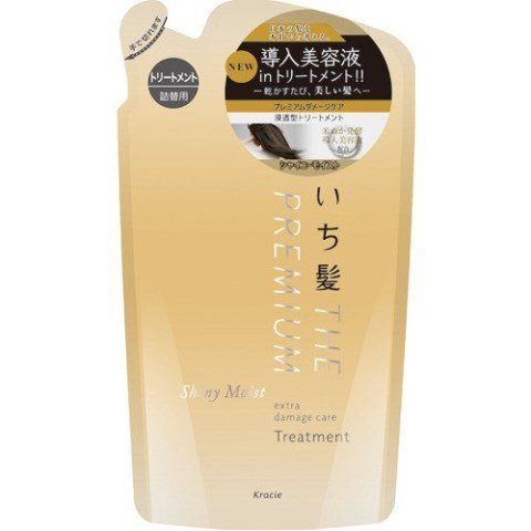 【１８個セット】【１ケース分】 いち髪 プレミアム エクストラダメージケアトリートメント シャイニーモイスト 詰替用 ( 340g )×１８個セット　１ケース分 【dcs】