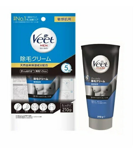 【３６個セット】【１ケース分】 レキットベンキーザー ヴィートメン 除毛クリーム 敏感肌用 210g×３６個セット　１ケース分 【dcs】【k】【ご注文後発送までに1週間前後頂戴する場合がございます】