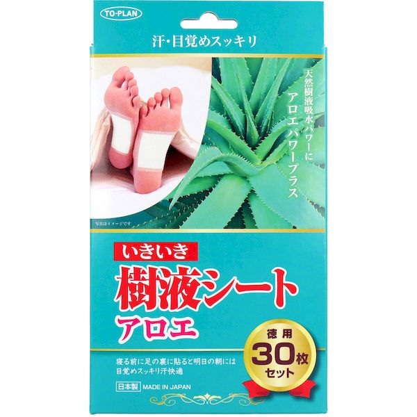 【５個セット】東京企画販売 トプラン いきいき樹液シート アロエ(30枚入) ×５個セット 【mor】【ご注文後発送までに2週間前後頂戴する場合がございます】