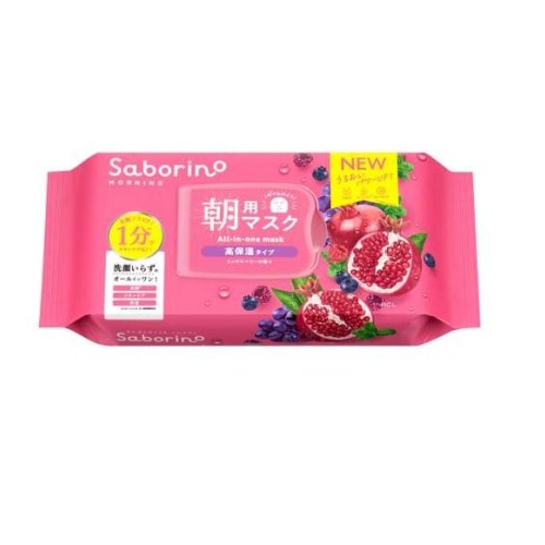 【２４個セット】【１ケース分】  BCL サボリーノ 目ざまシート 完熟果実の高保湿タイプ N(30枚入)×２４個セット　１ケース分