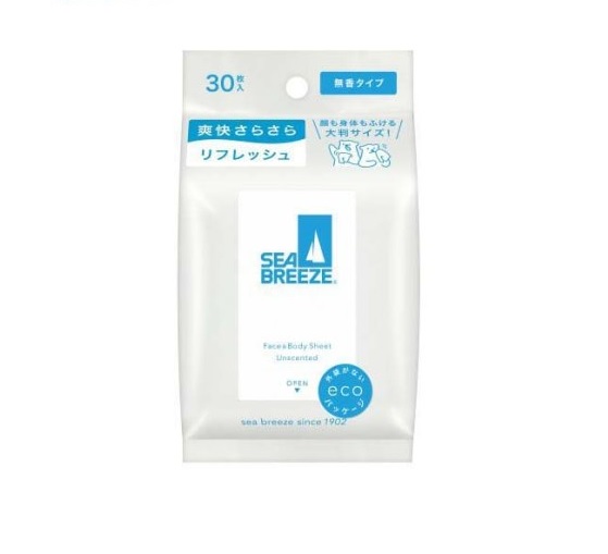 【３６個セット】【１ケース分】 ファイントゥディ シーブリーズ フェイス＆ボディシート N 無香タイプ(30枚入)×３６個セット　１ケース分　【ori】