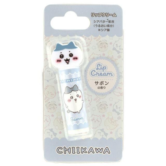 【２０個セット】 スケーター マスコットリップクリーム ハチワレ サボンの香り(4g)×２０個セット