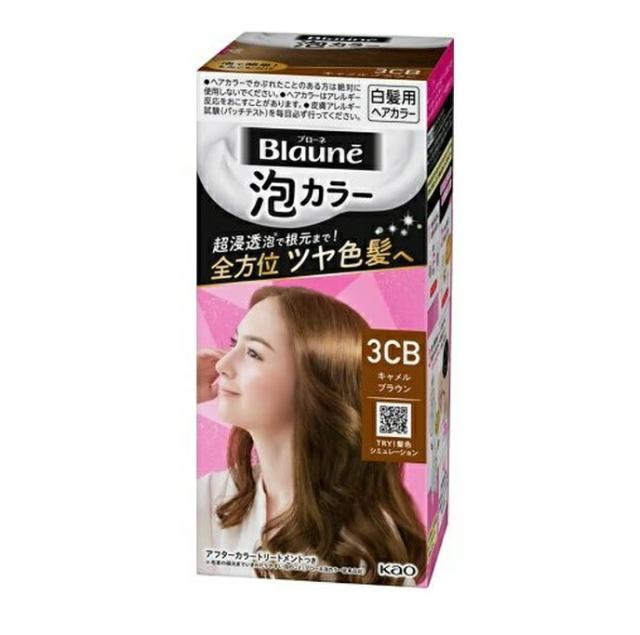 【２４個セット】【１ケース分】花王 ブローネ 泡カラー 3CB キャメルブラウン(108ml)×２４個セット　１ケース分