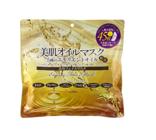 【２０個セット】東京アロエ アロヴィヴィ 美肌オイルマスク 45枚入×２０個セット 【ori】