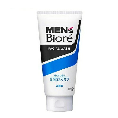 【２４個セット】【１ケース分】 花王 メンズビオレ ミクロスクラブ洗顔(130g)×２４個セット　１ケース分
