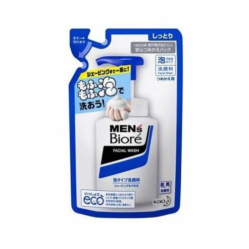 【２４個セット】【１ケース分】 花王 メンズビオレ 泡タイプ洗顔 つめかえ(130ml)×２４個セット　１ケース分
