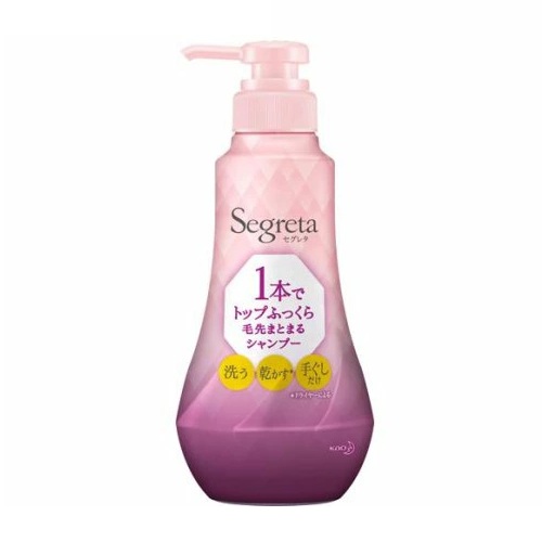 【１０個セット】 花王 セグレタ 1本でトップふっくら毛先まとまる シャンプー 本体(360ml)×１０個セット