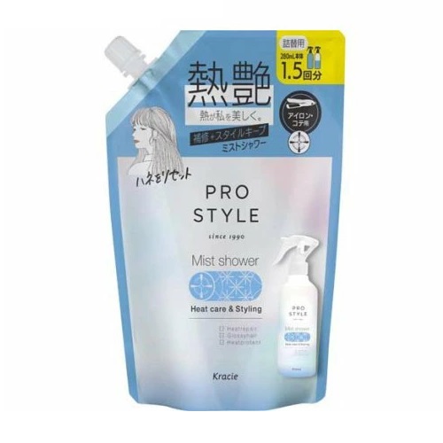 【１０個セット】 クラシエ プロスタイル ヒートケア＆スタイリング ミストシャワー 詰め替え(420ml)×１０個セット