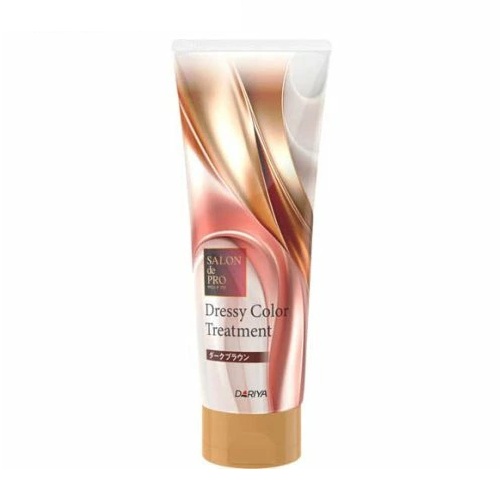 【１０個セット】 ダリヤ サロン ド プロ ドレッシーカラートリートメント ダークブラウン(230g)×１０個セット