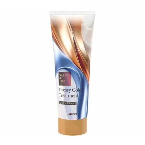 【１０個セット】 ダリヤ サロン ド プロ ドレッシーカラートリートメント アッシュブラック(230g)×１０個セット