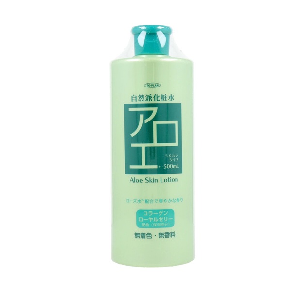 【２４個セット】【１ケース分】 東京企画販売 トプラン 自然派化粧水 アロエ(500ml)×２４個セット　１ケース分【ori】