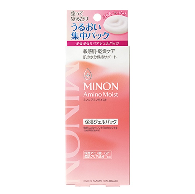 【２０個セット】 第一三共ヘルスケア ミノン アミノモイスト ぷるぷるリペアジェルパック(60g)×２０個セット