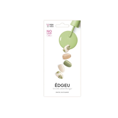 【１０個セット】 アイエスリンク EDGEU ネイルシール ENA720 OLIVE NUANCE(1セット)×１０個セット