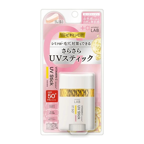 【１０個セット】 JPSラボ アンレーベルラボ V スムース UVスティックC ローズベージュ(20g)×１０個セット