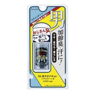 【１０個セット】 デオナチュレ 男ソフトストーンW ミドルエイジ(20g)×１０個セット