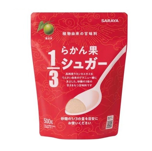 【１０個セット】 サラヤ らかん果1/3シュガー(500g)×１０個セット※軽減税率対象品