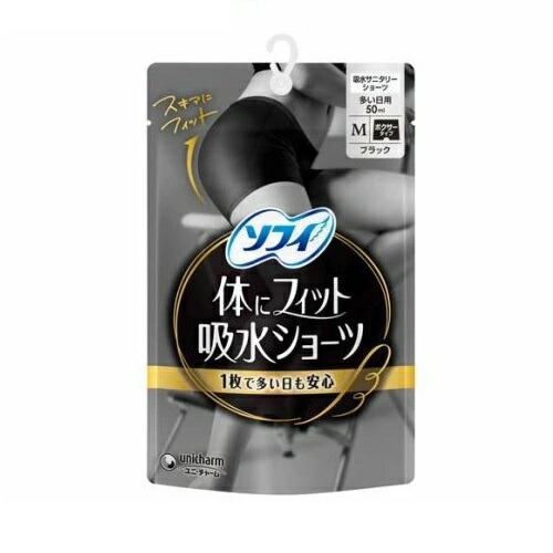 【５個セット】 ユニ・チャーム ソフィ 体にフィット吸水ショーツ M(1枚)×５個セット