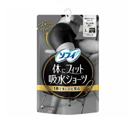 【５個セット】 ユニ・チャーム ソフィ 体にフィット吸水ショーツ L(1枚)×５個セット