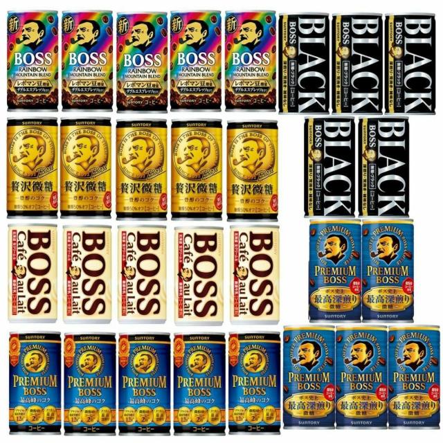 サントリー ボス 6種各5本30本セット 185g【1ケース】 レインボーマウンテン 贅沢微糖 無糖ブラック カフェオレ プレミアムボス プレミアの通販はau PAY マーケット ...