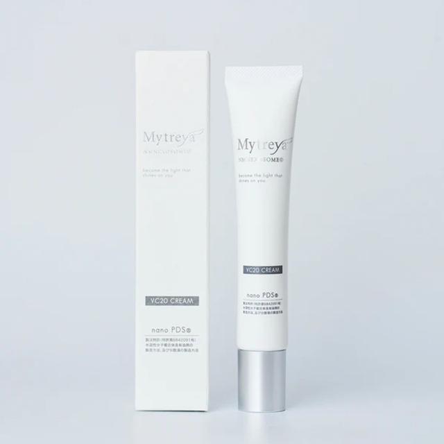 Mytreya VC20 CREAM 30g ビタミンC nanoPDS フェイスクリーム スキンケア エイジングケア セラミド ヒアルロン酸 エクソソーム NMN レチノール誘導体 レチノールクリーム クリーム 敏感肌 日本製 マイトレーヤ【送料無料】